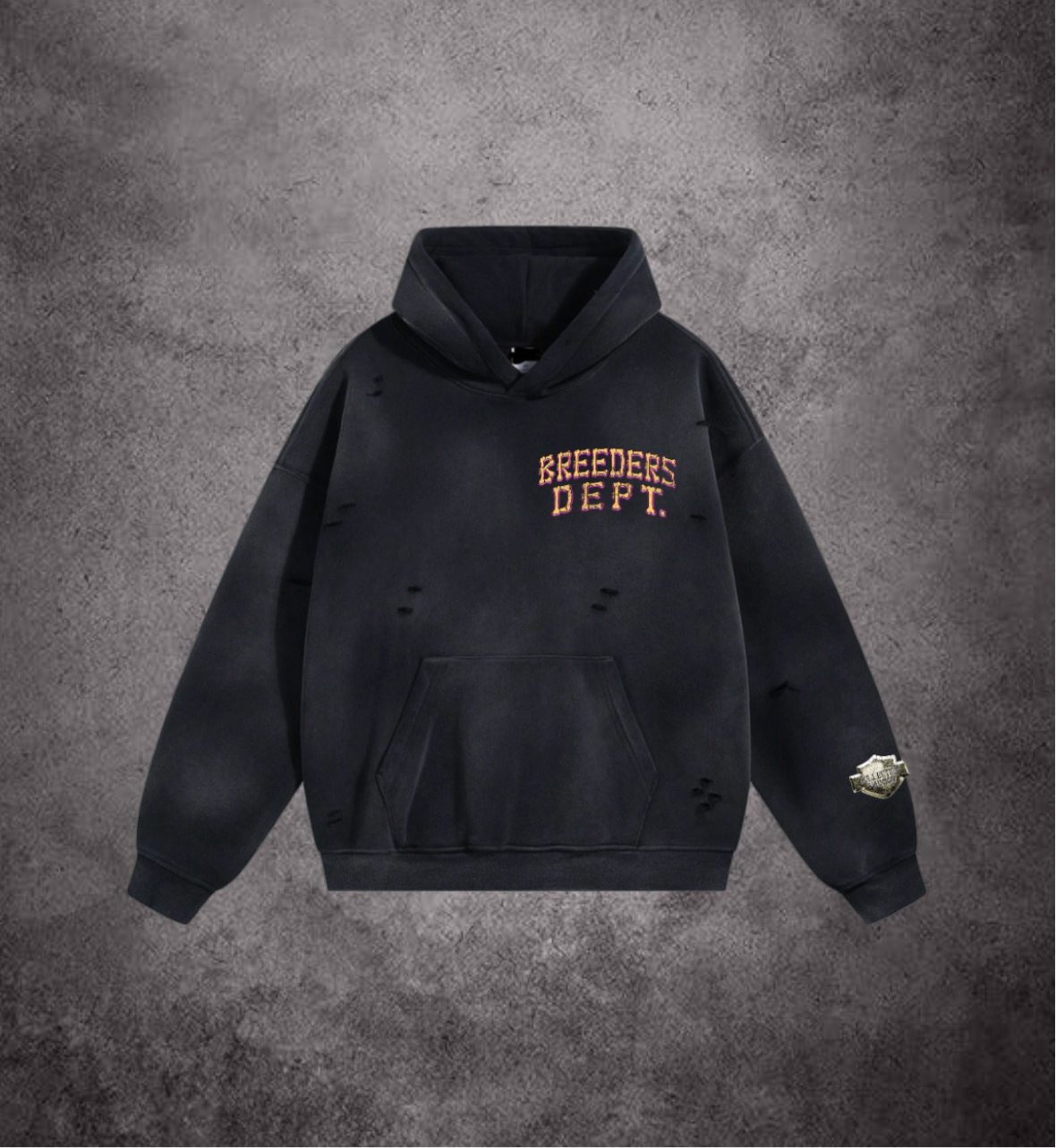1.Breeder’s Dept. “Bones” Font Hoodie – Breeder’s Department